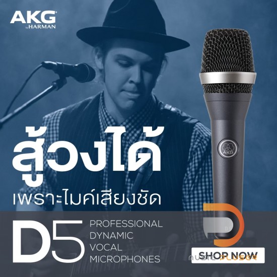 AKG D5 Professional Dynamic Vocal Microphone